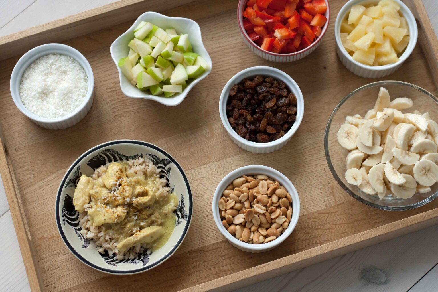 Recipe for Nordic-style Chicken Curry with Delicious Toppings