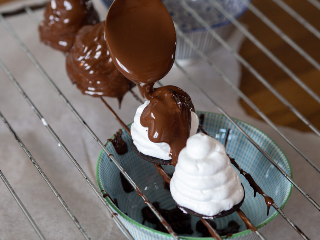 Recipe for Danish Dream Puffs (Flødeboller) - The BEST recipe!